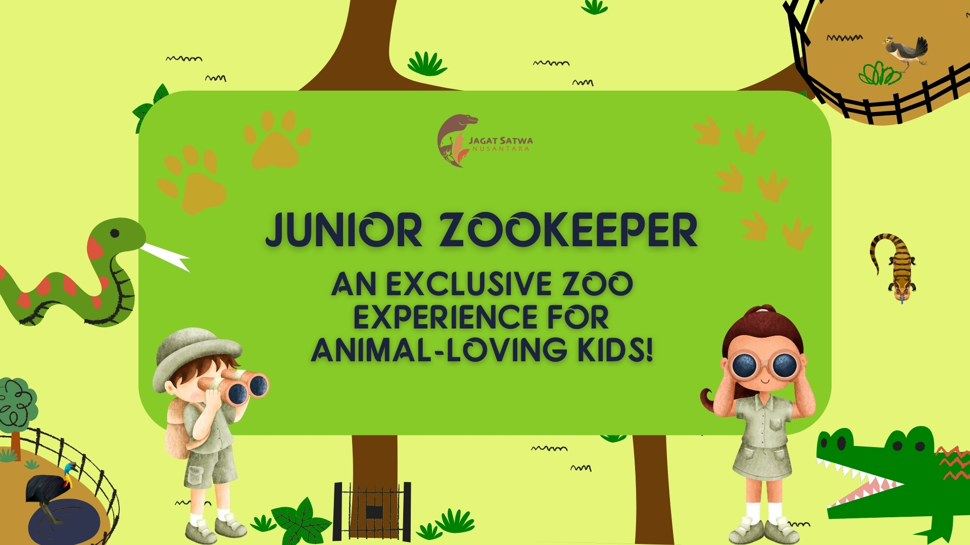 Jagat Satwa Nusantara Junior Zookeeper: Program Edukasi Konservasi untuk Anak dan Keluarga ...